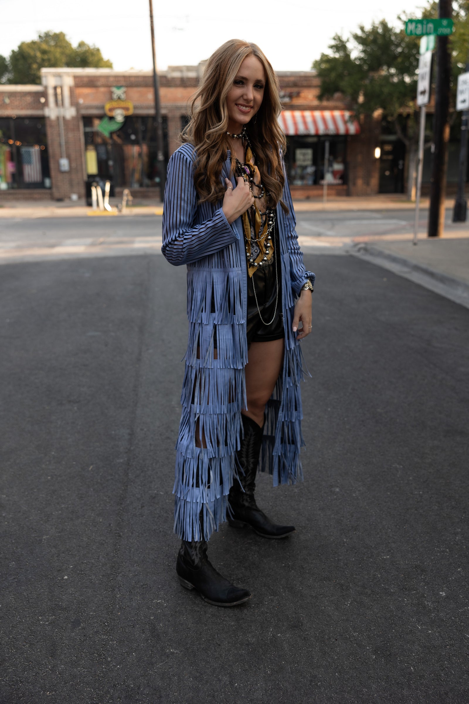 Dakota Fringe Duster – Dakota West Leather